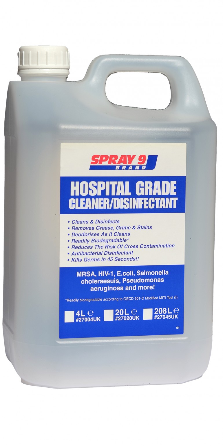 Hospital Grade Spray Nine - 4 Litre - Spray Nine Europe